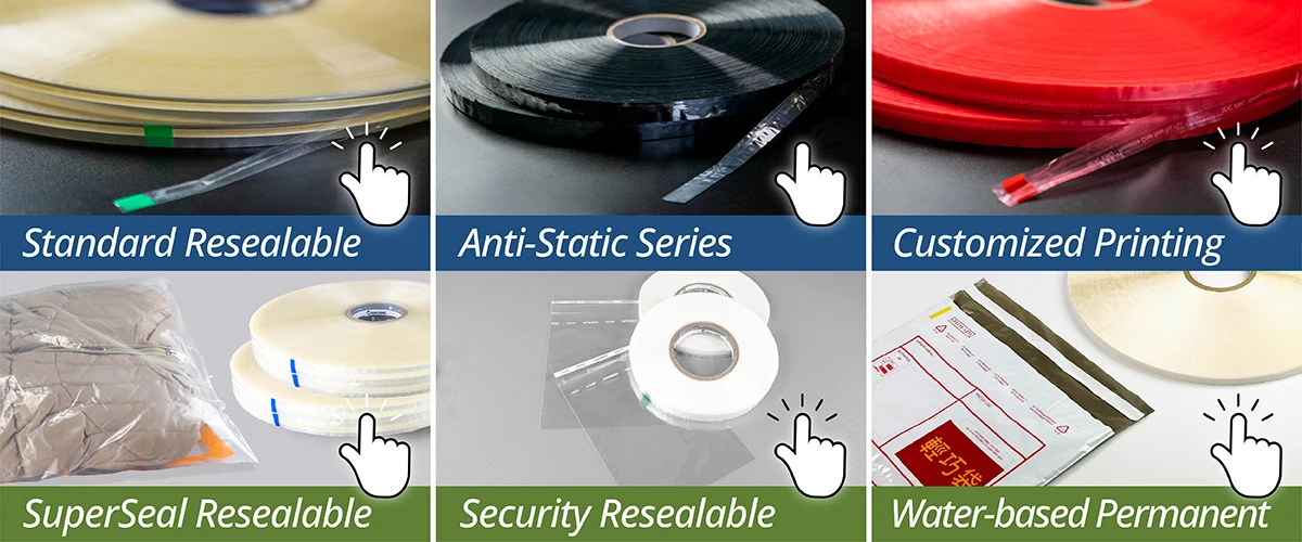 Adhesivo Resellable Tape For Hot Weather - Buy Side Sealing Machine ...