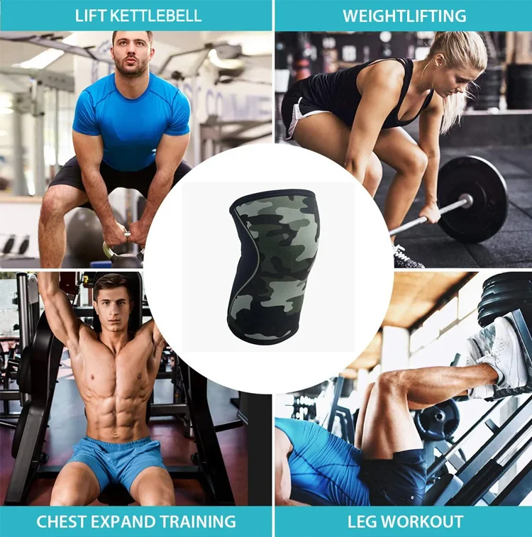 Nylon Elbow Knee Pads Sponge Knee Pad Compression Elastic Knee Support ...