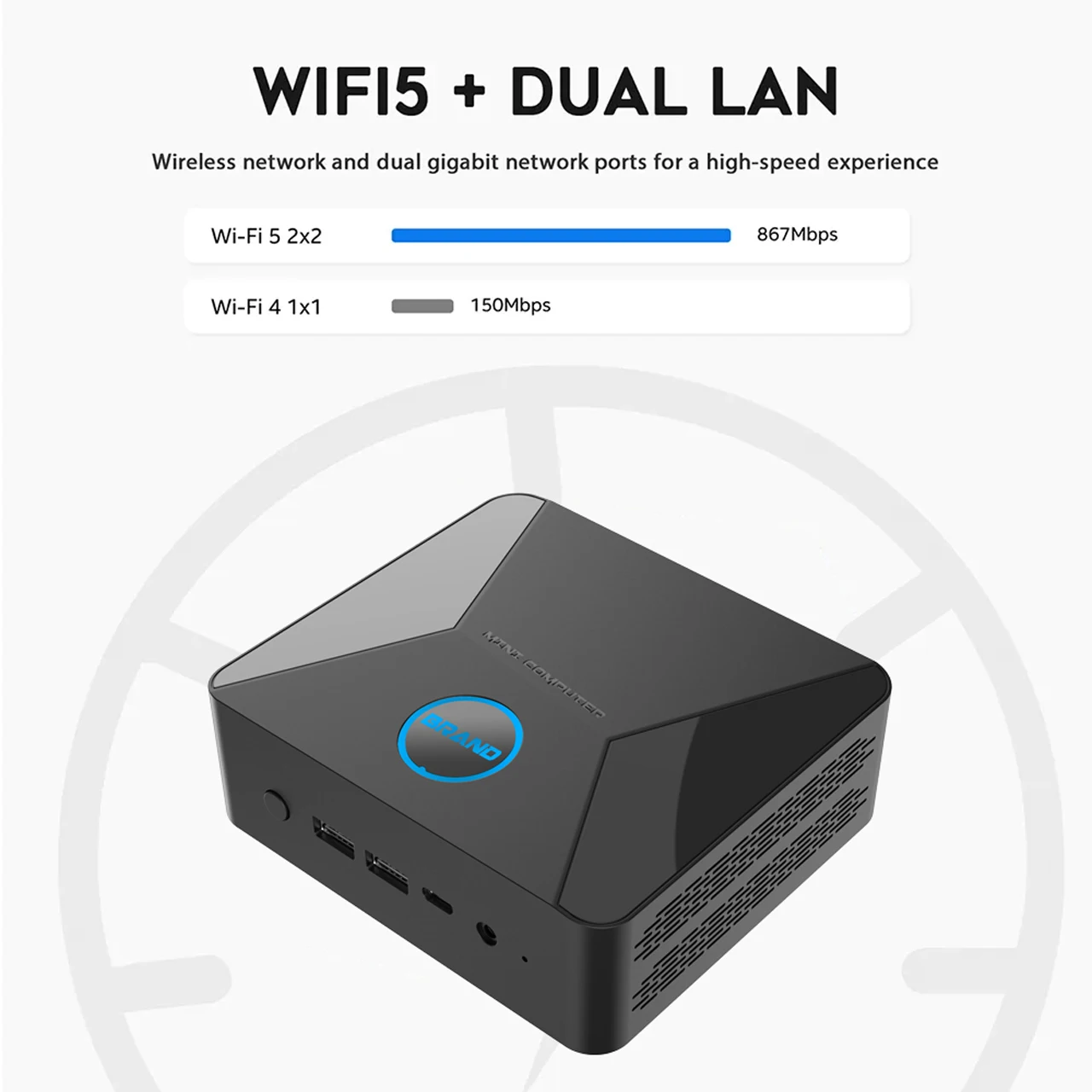 2023 Newest Vesa Mount Mini Pc Monitor Portable Computer Vga Mini Pc ...