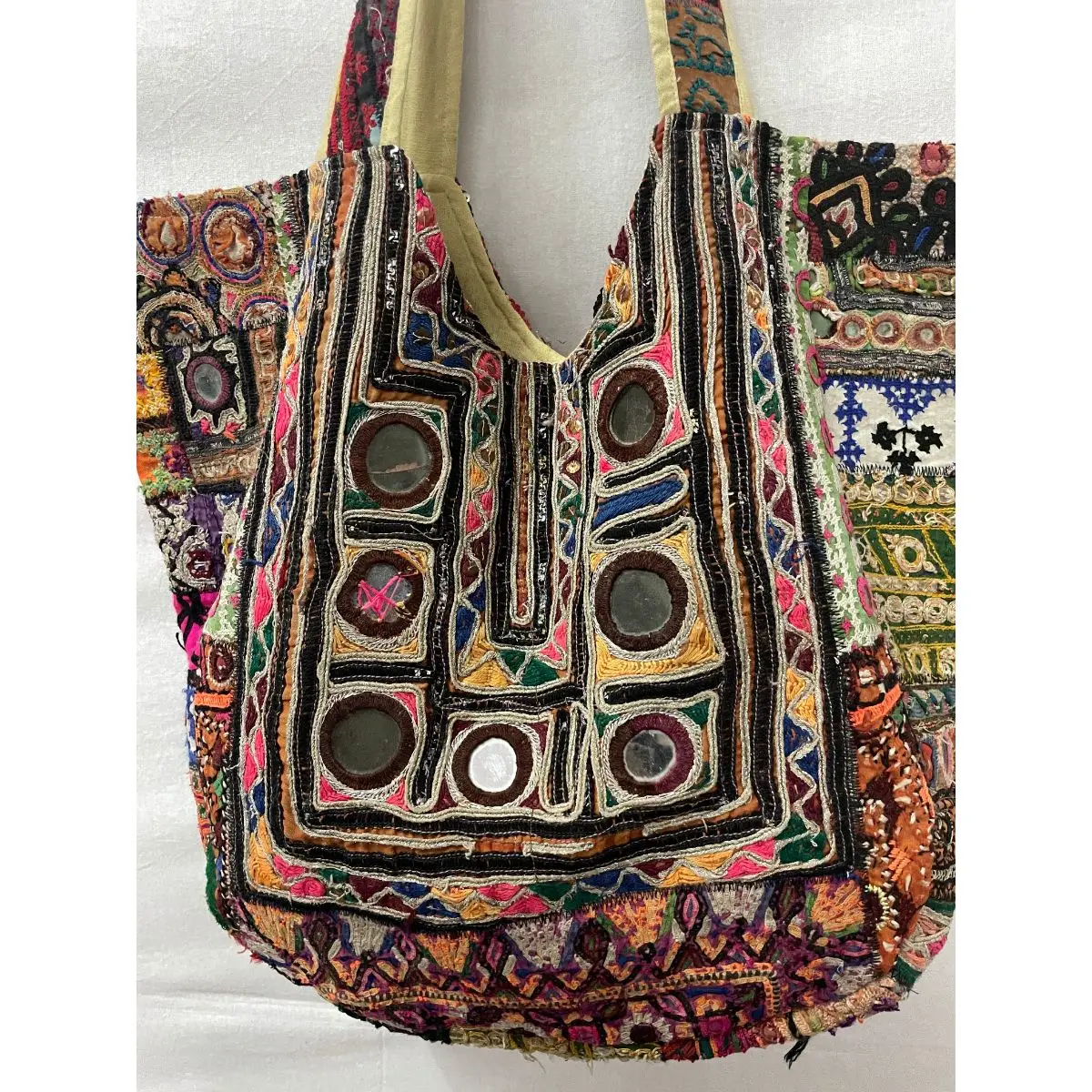 Mirror Artisan Made Embroidered Ladies Bag Traditional Bohemian Zari ...