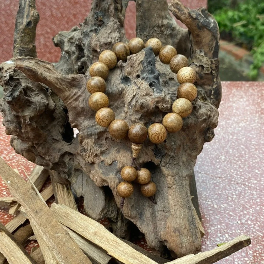 Handmade 100% Agarwood Oud Wood Bead Bracelets Luxury Natural ...
