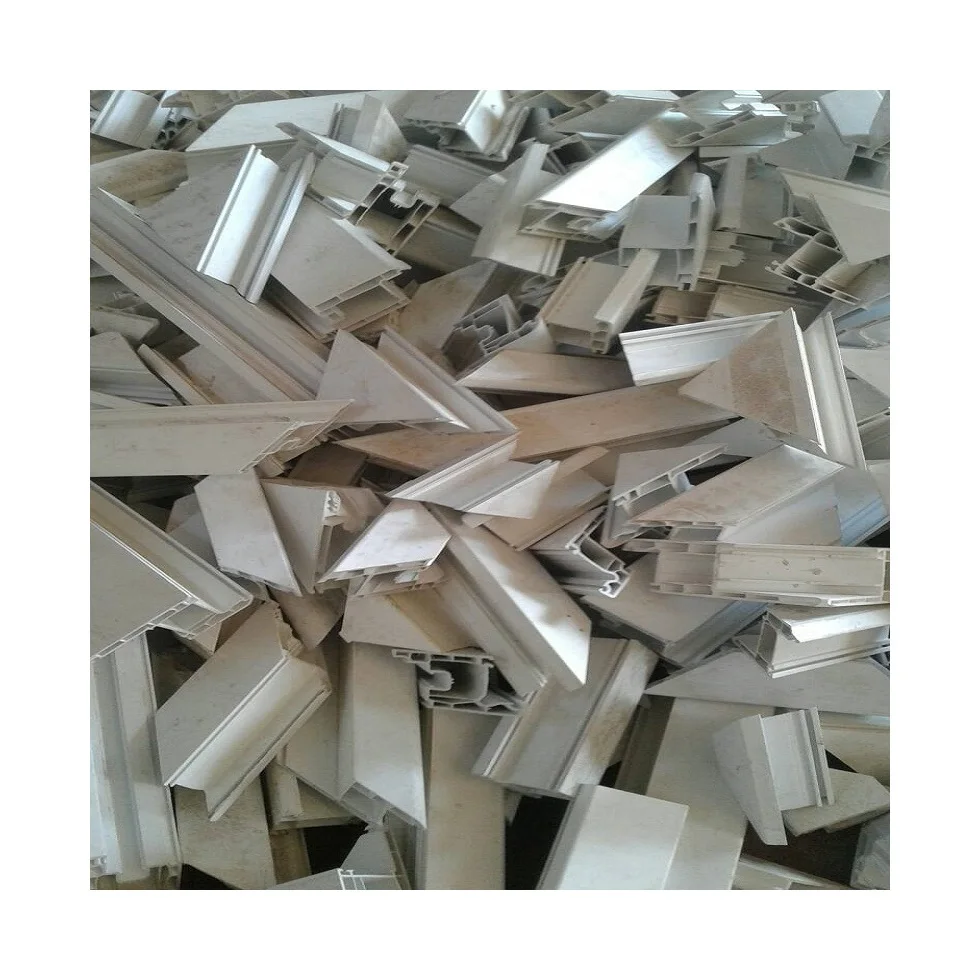 Recycled Upvc Pipe Scrap And Pvc Window Profile Chips White And Grey ...