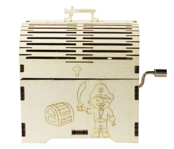 Ever Bright New Arrival 3d Diy High Quality Creative Hand Crank Carved ...