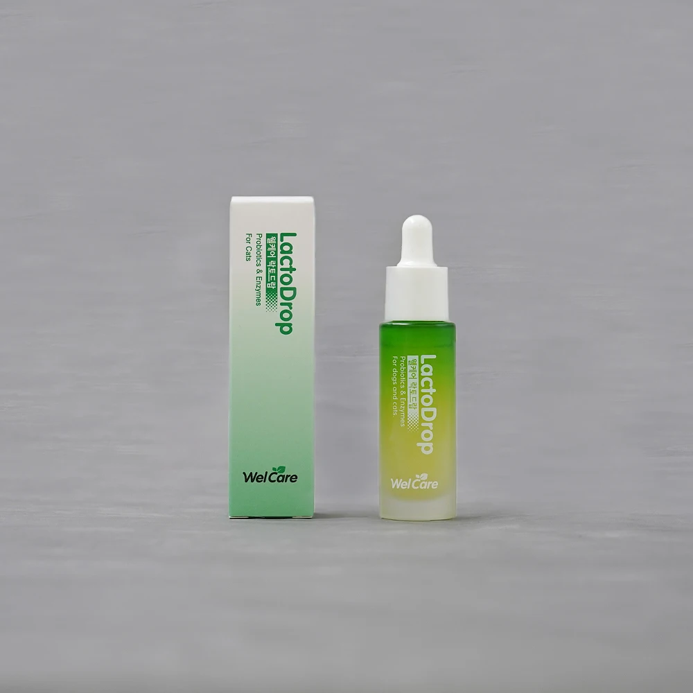 WelCare LactoDrop，韩国制造，5种益生菌，5种酶，无氟，13毫升，无过敏，肠道健康，狗，猫，2个月，礼帽| Alibaba.com