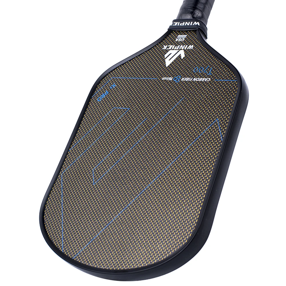 Titanium Pickleball Paddle Custom Logo 16mm Durable Usapa Thermoformed ...