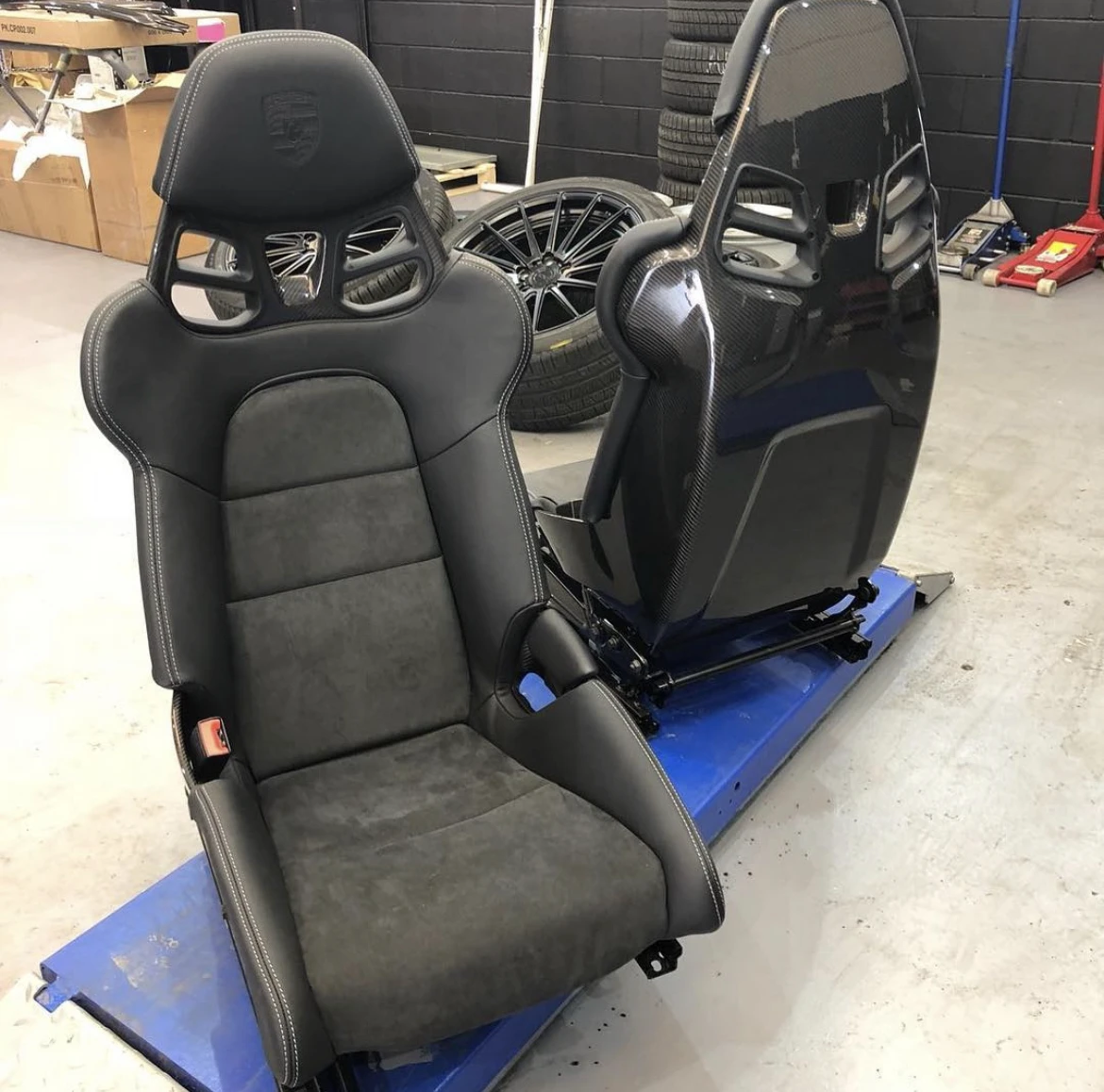 Carbon bucket seats for Porsche Panamera Macan Cayenne Taycan Cayman ...