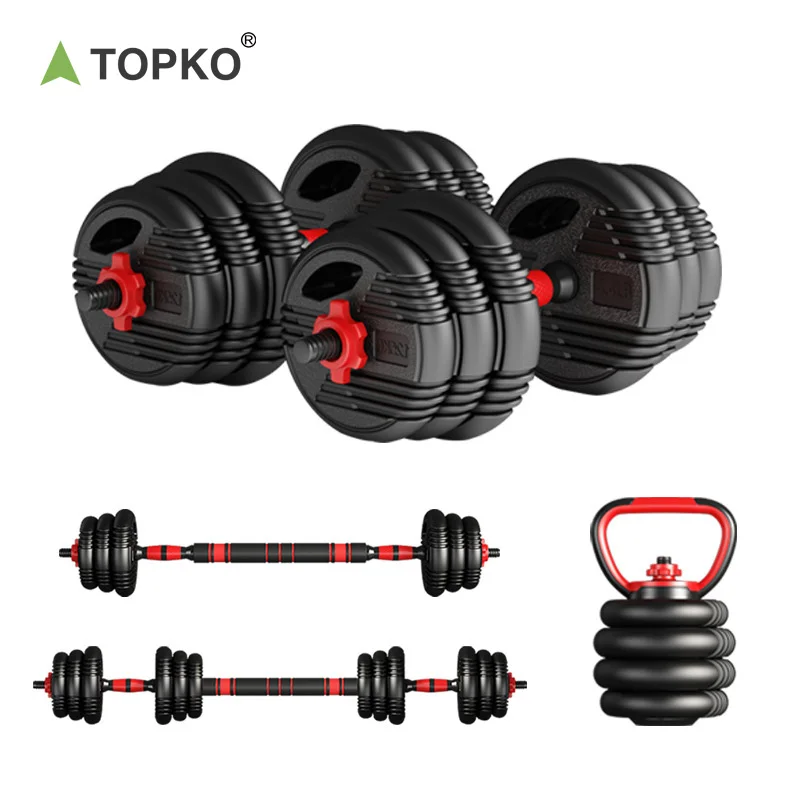 Topko Custom Abs Cement Dumbbell Set Multi-functional Sports Weight ...