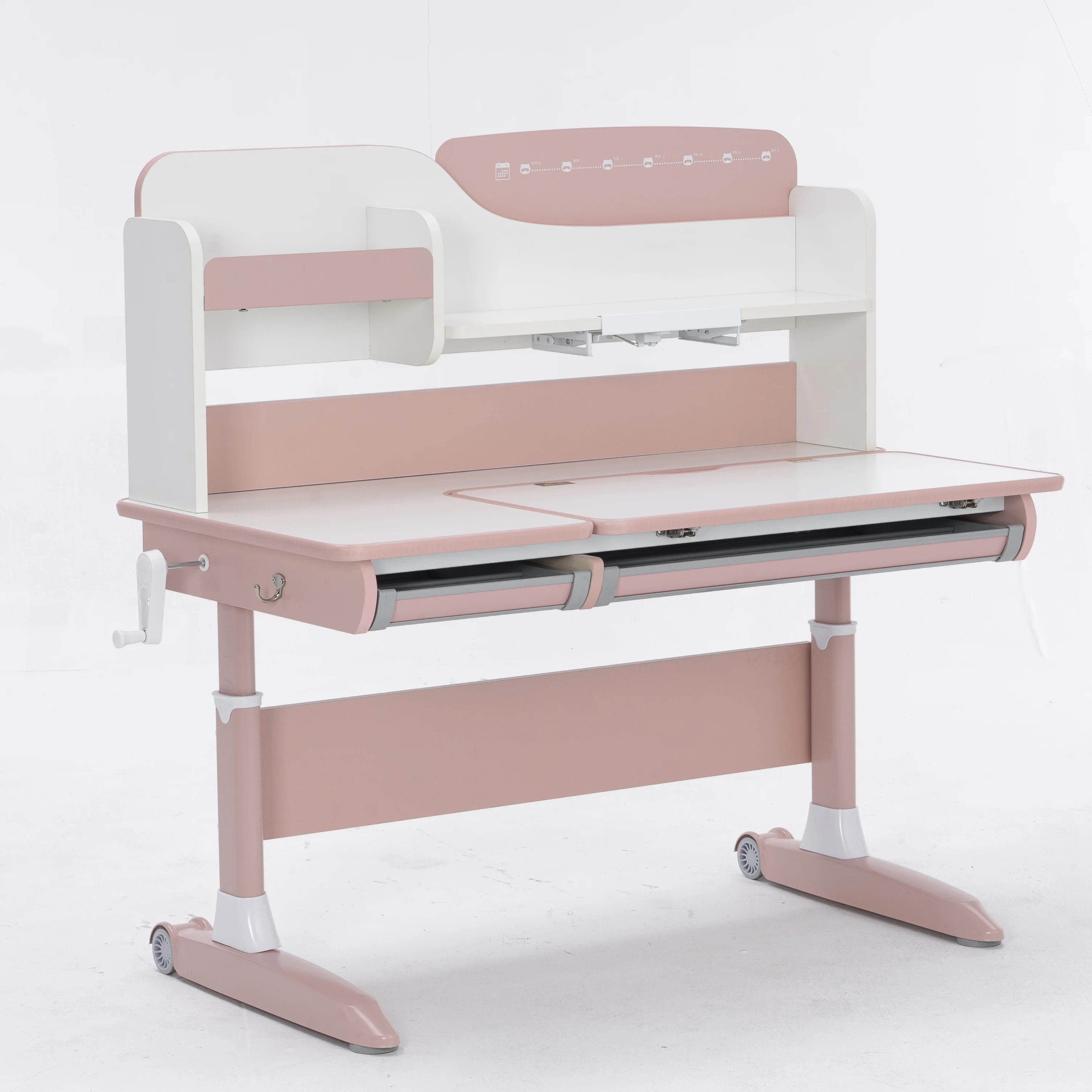 Height Adjustable table and chair modern writing home drawing ergonomic ...