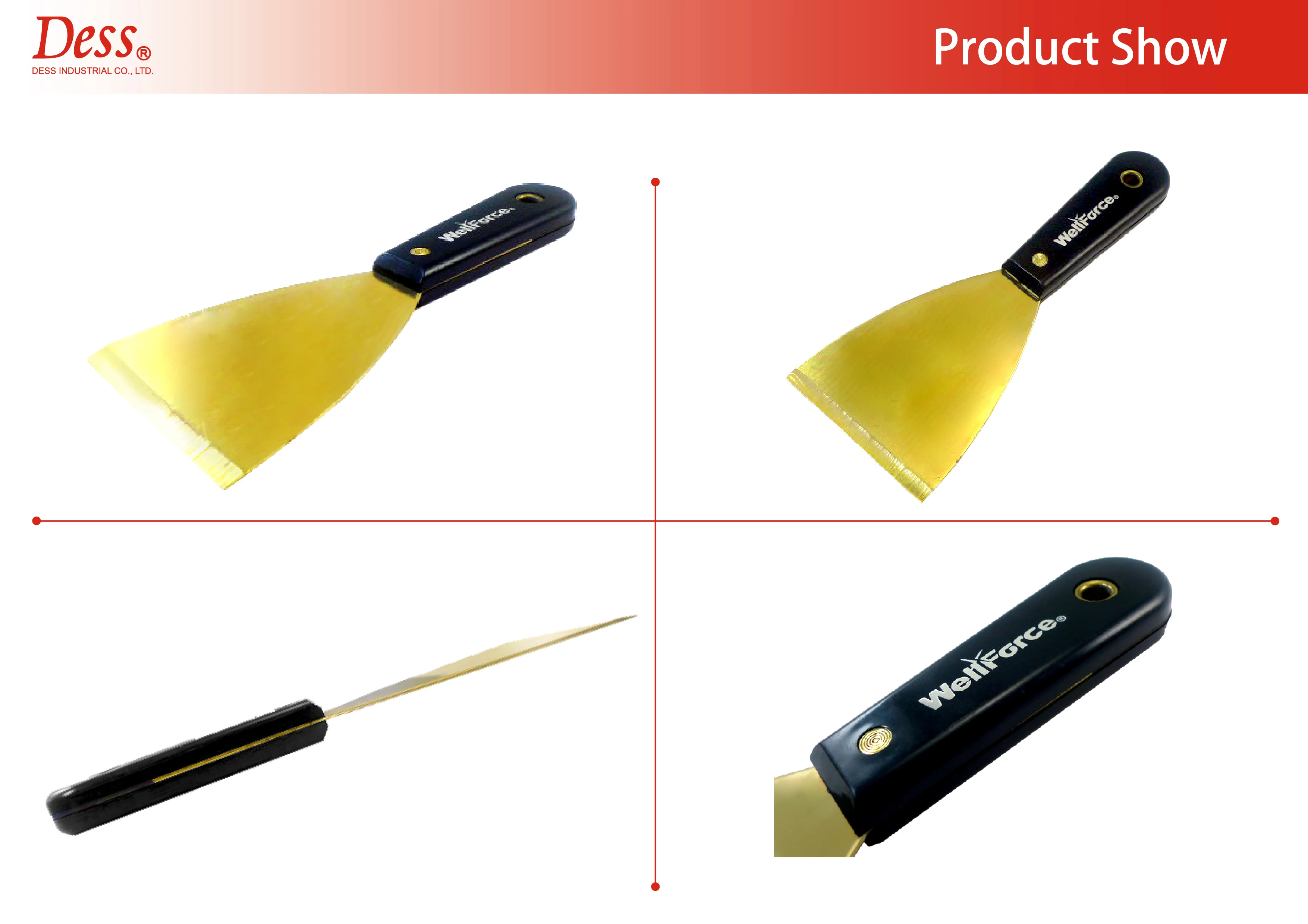 Copper Brass Chisel Scraper - Non Sparking Tool for Precision