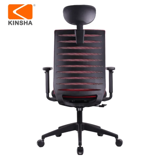 Kinsha Hedge Mesh Executive Chair Adjustable Armrest Headrest Office ...