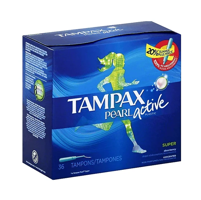 Tampax Pearl Tampons With Plastic Applicator - Buy Tampax Pearl Tampons ...