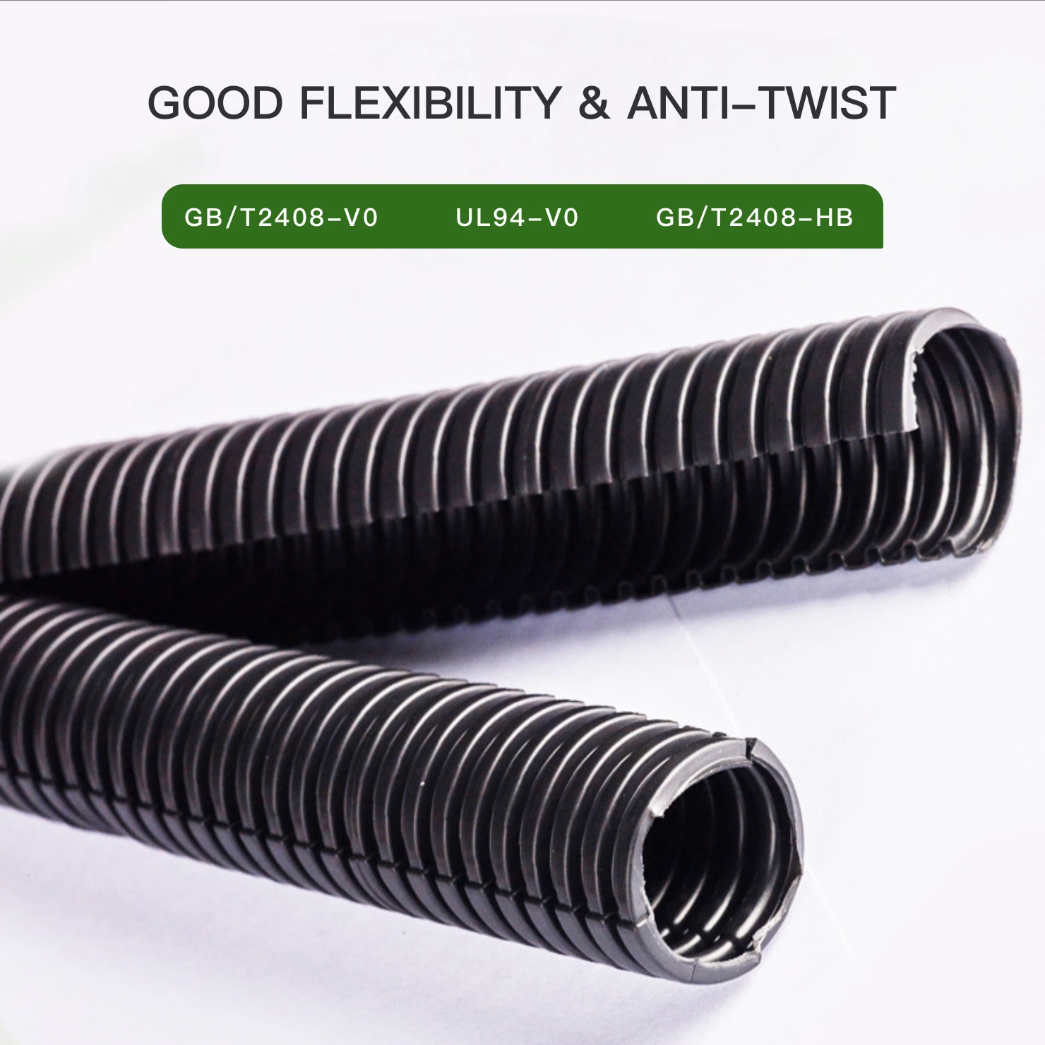 Corrugated Cable Conduit: Flexible Non-Split/Split Options in Various ...