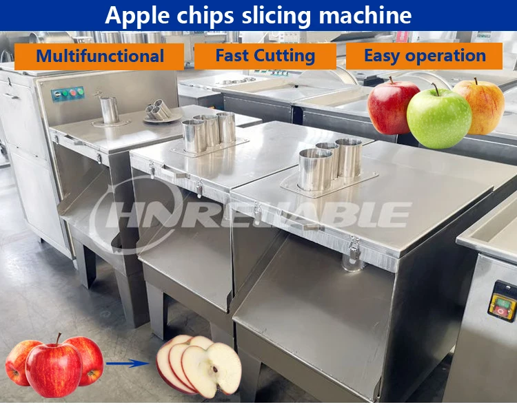Automatic Stainless Steel Apple Slicer Cutter Making Machine Chips ...