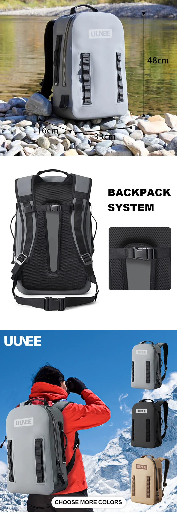 Factory Free Design Full Sealed Diving Pack - Airtight Waterproof Dry ...