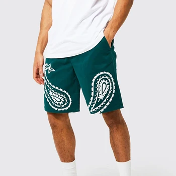 Mens Summer 3d Embossed Logo Biker Shorts Set Cotton Custom Workout ...