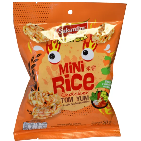 Wholesale Sukantha Mini Rice Cracker With Tom Yum Flavour From Factory ...
