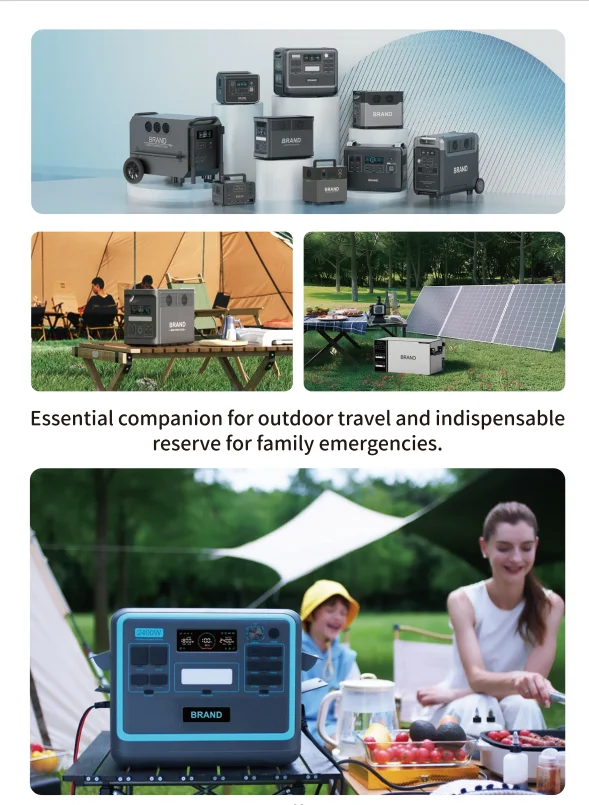 Generator Portable Power Station with UPS and Solar Energy