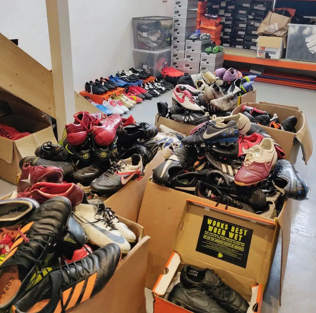 Buy Clean Fairly Used Sport Shoes For Football/soccer For Sale At Cheap ...