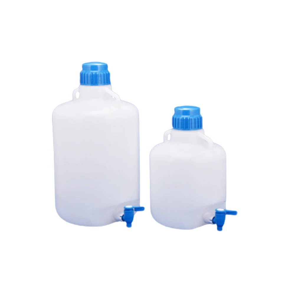 Carboy with Stop Cock - Durable & Leak Proof Polypropylene