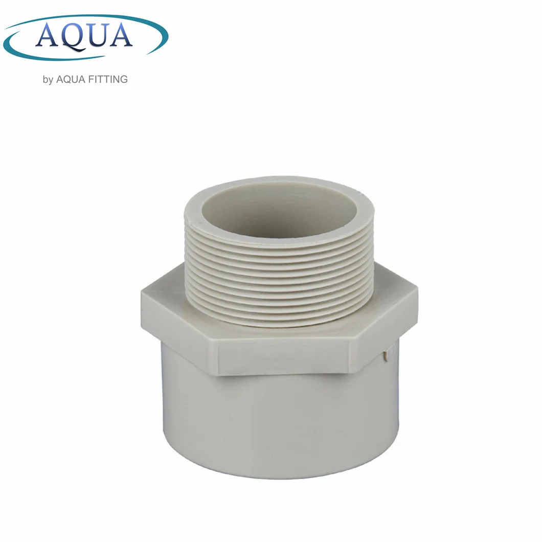 Plastic Pipe Fitting Cpvc Male Threaded Socket Adapter Coupling - Buy ...