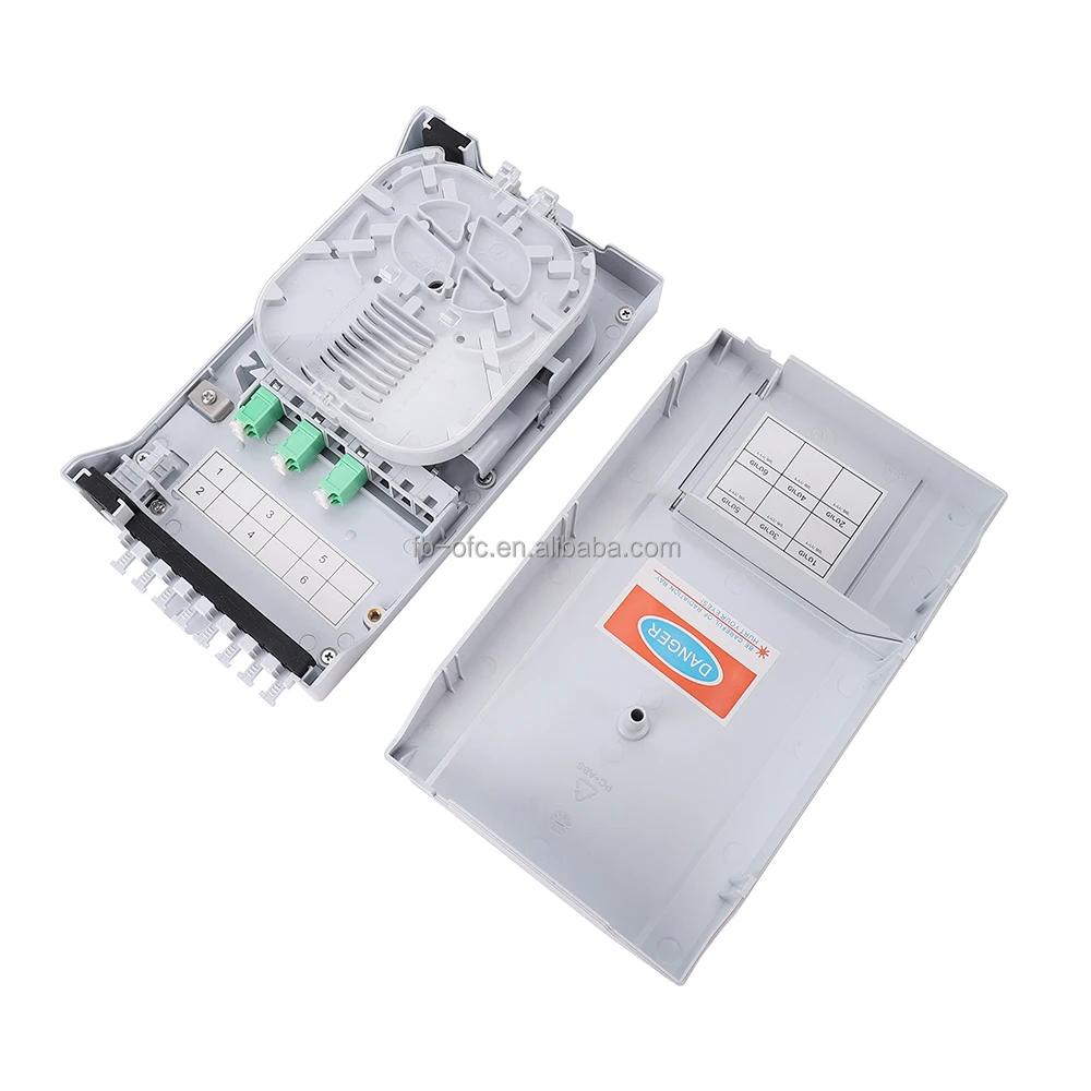Factory 8f Indoor Enclosure Wall Mounting Ftth Optical Fiber ...