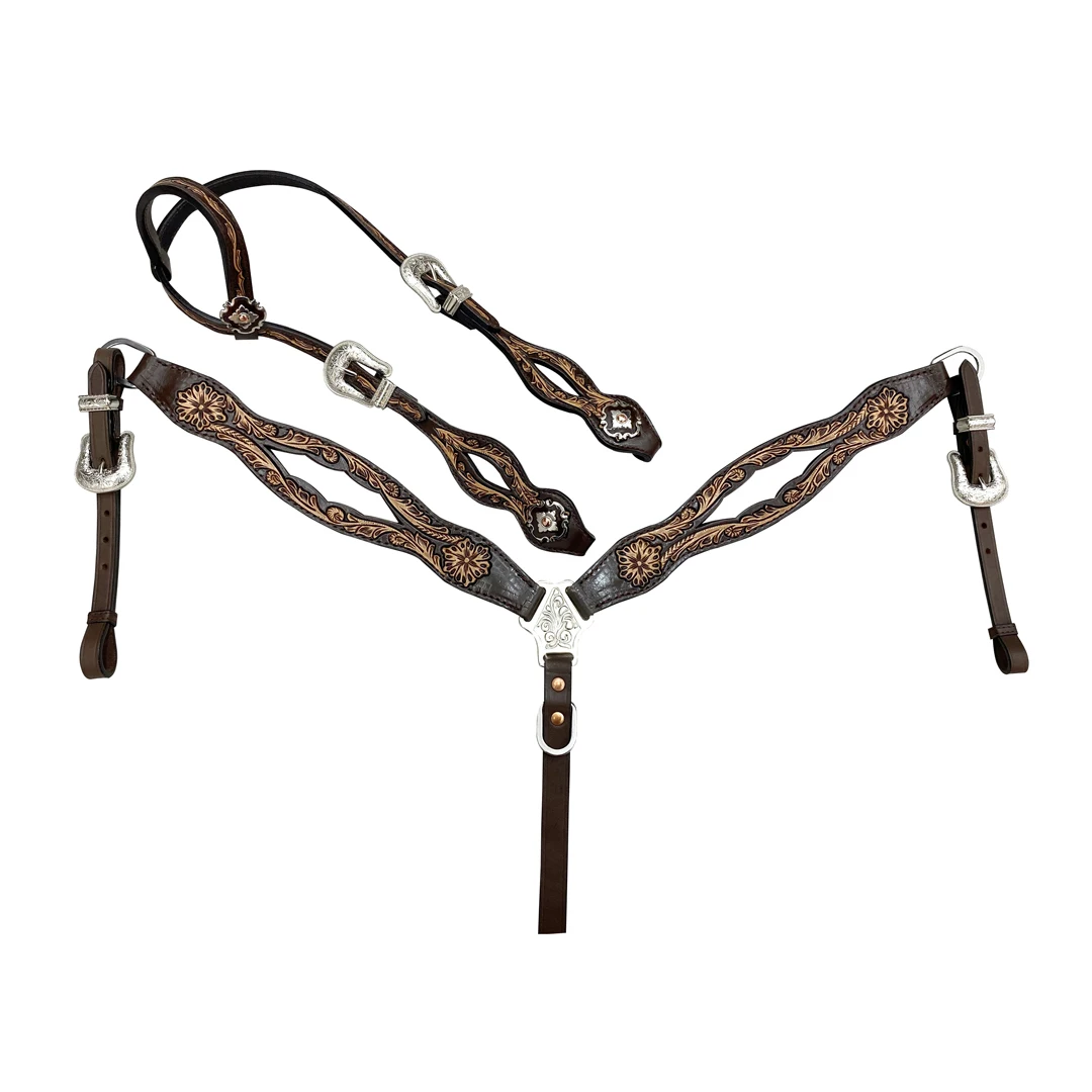 Custom Leather Tack Sets Weaver Leather Unisex Adult Working Tack ...