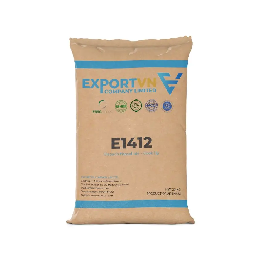 Emulsifying Starch Binder Food Modified Cassava Starch E1412 For Meat ...