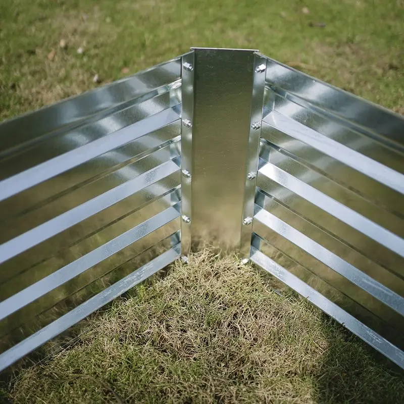 Rectangular Galvanized Steel Raised Garden Planter Bed - 3ft X 4ft ...