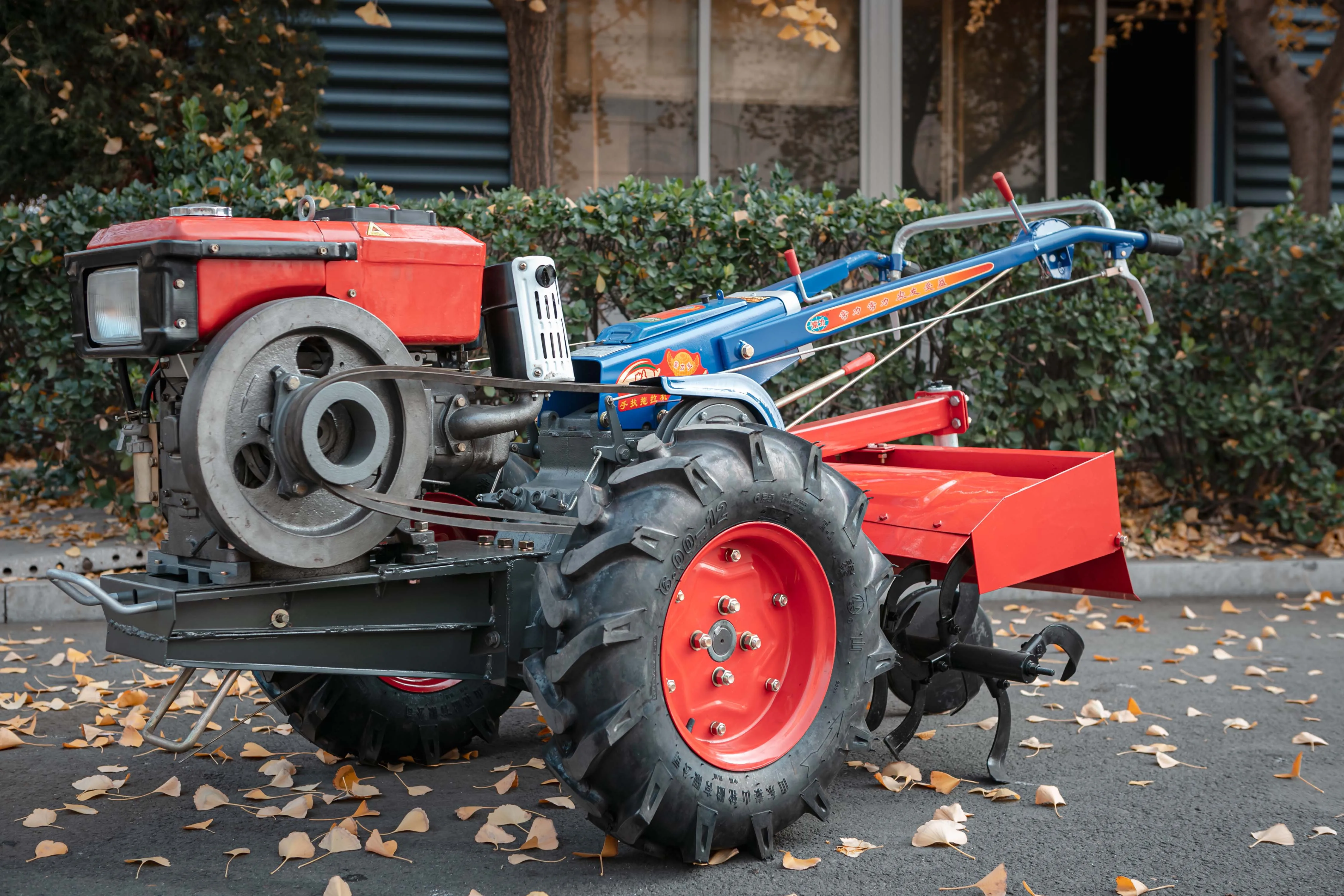 2024 Farm Mini diesel Motocultor Power Tiller Two Wheel Mini Walking ...