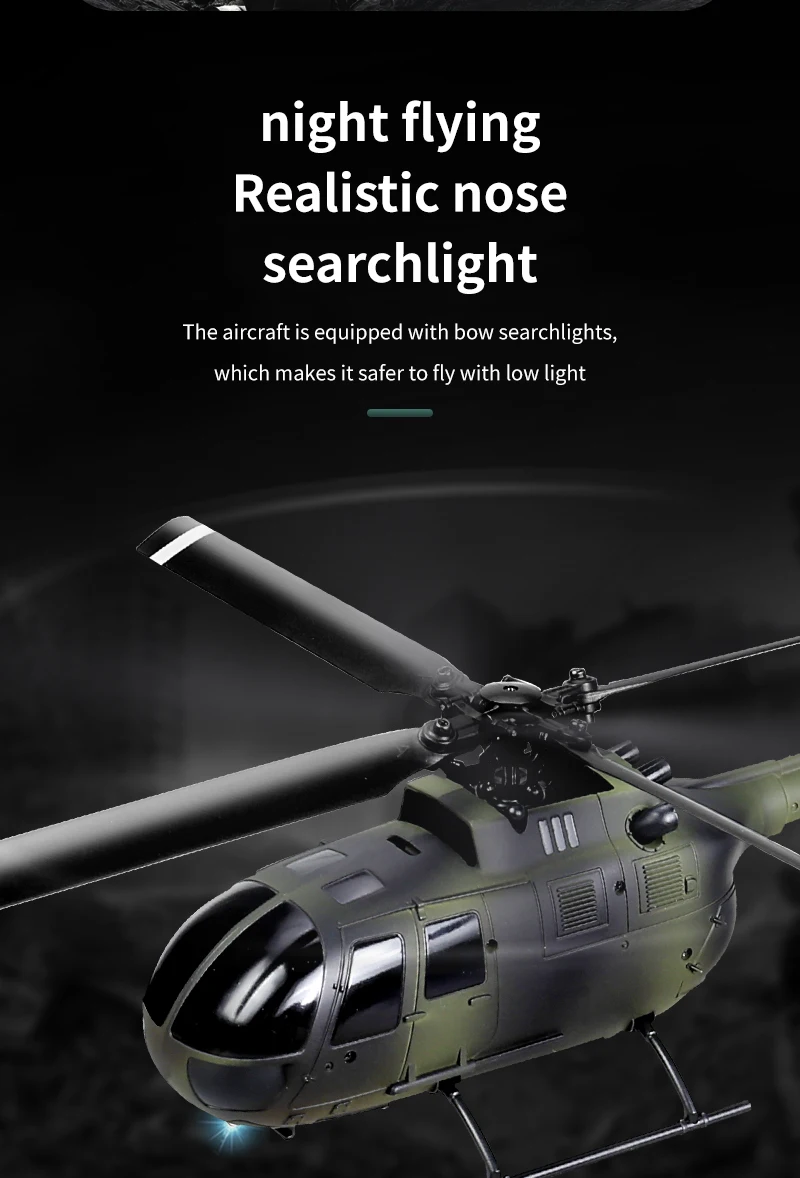 COOLBANK C186 RC Helicopter - Expert-Level Fun & Control