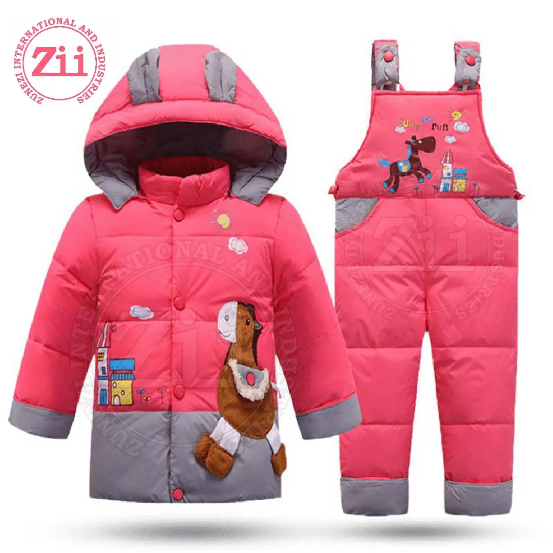 Pakistan Manufacture Outdoor Use Puffer Overalls Children Suit ...