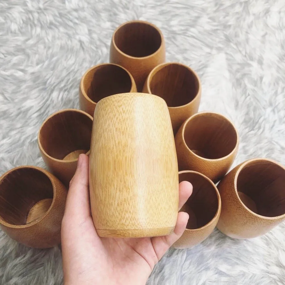 Eco Friendly Bamboo Fiber Coffee Cup Threaded Water Cup - Buy Cup ...