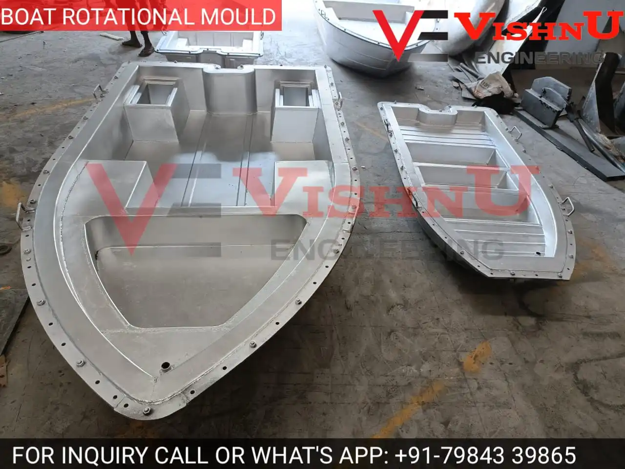 Durable Steel Roto Mould for Boat by Vishnu Engineering