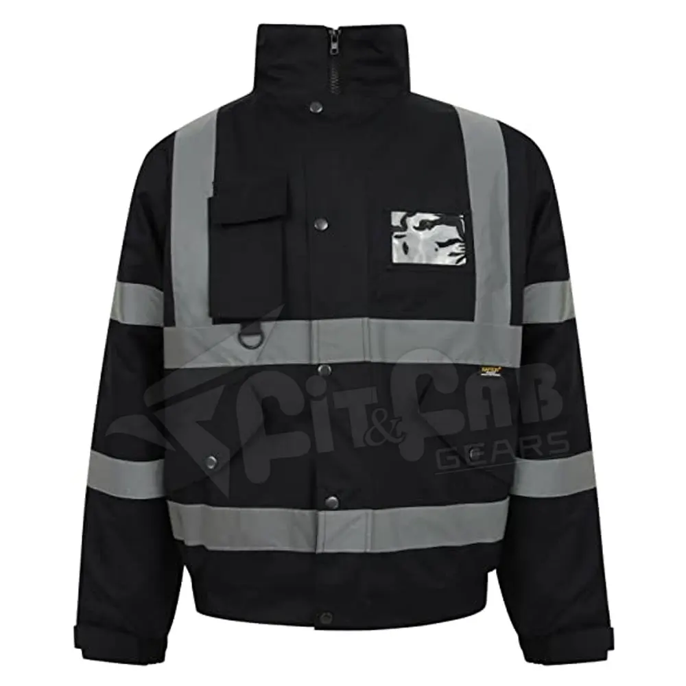 Men Outdoor Hi Vis Work Jackets Men Fashion Safety High Visibility ...