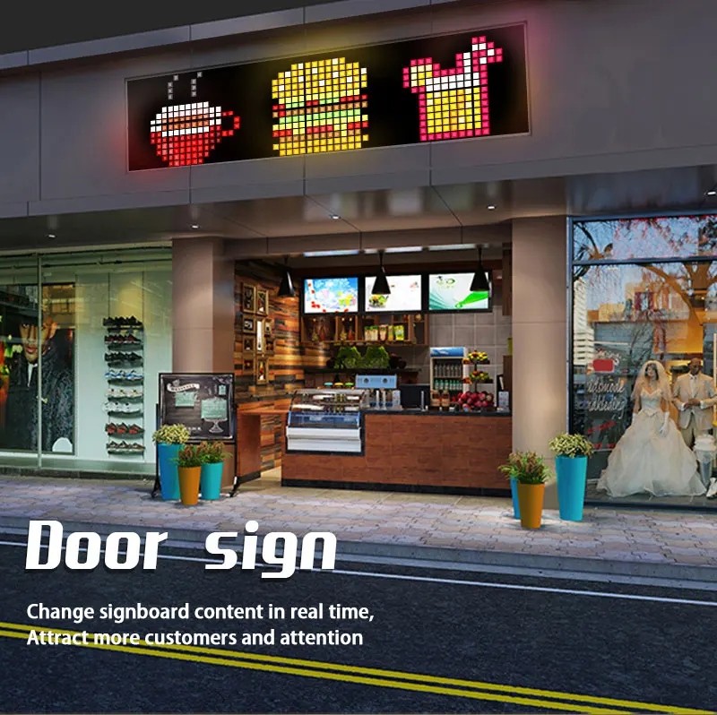 Shopping Center Showcase Led Message Writing Board - Buy Led Display ...