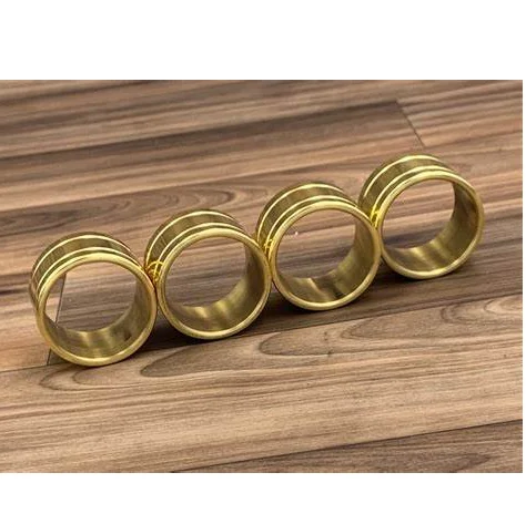 Modern Design Brass And Copper Napkin Ring Customizable Size And Shape ...