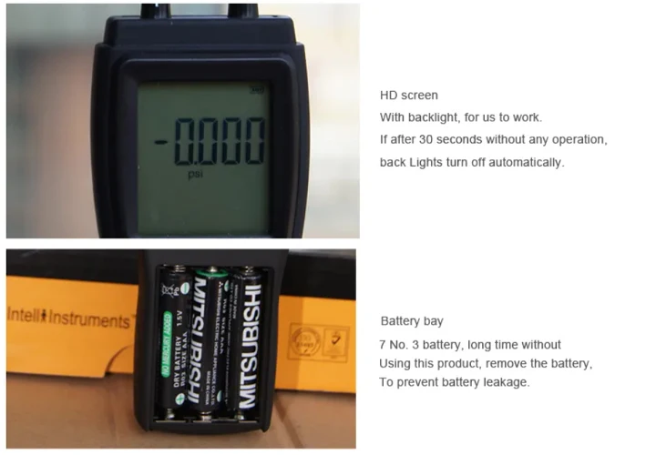 Smart Sensor AS510 Differential Pressure Meter - Customized Support