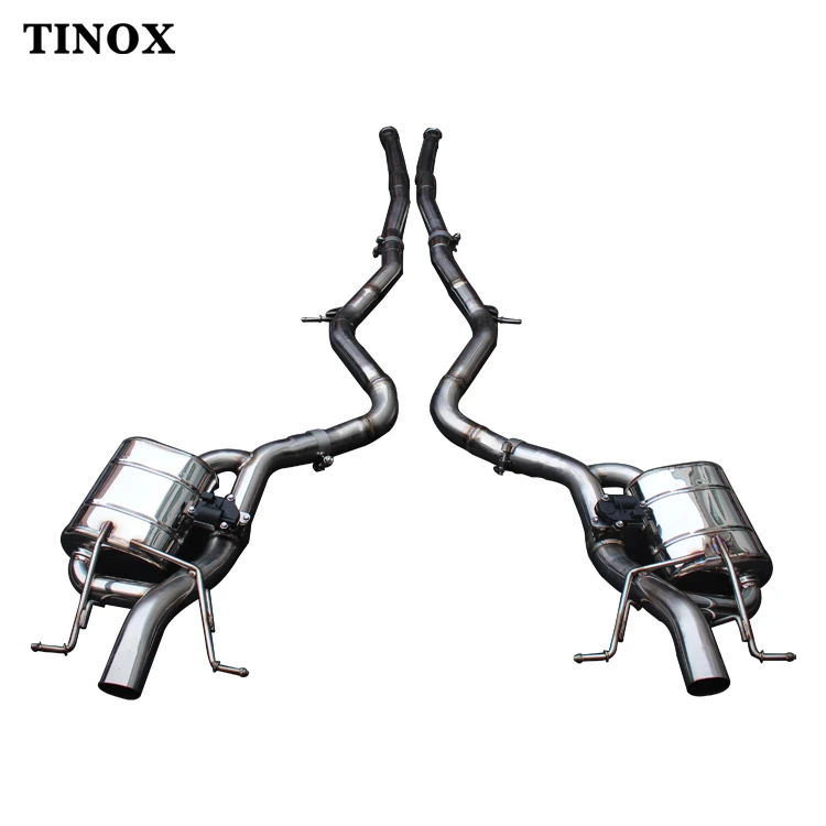 Stainless Steel Performance Valved Exhaust For Mercedes Benz S450 W221 ...