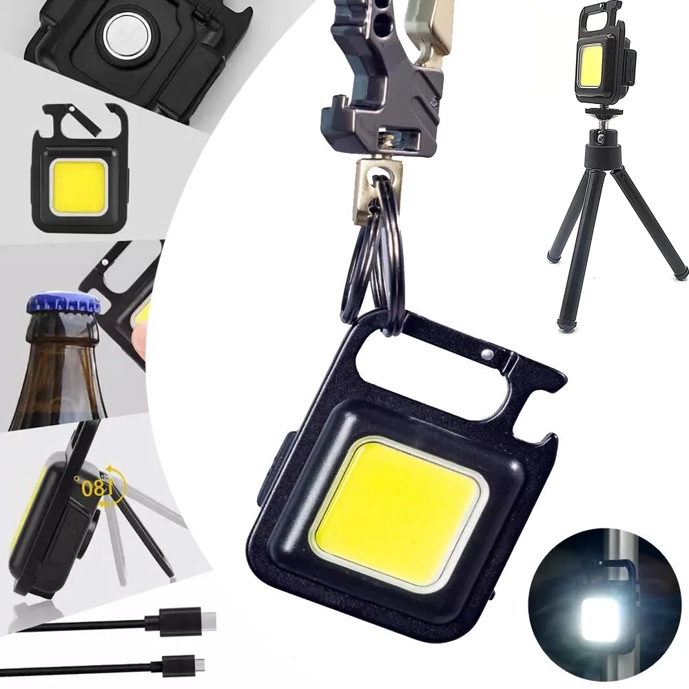 Led Tractor Working Light Portable Cob Work Light Tripod Rechargeable Magnetic Mini Under Hood ...