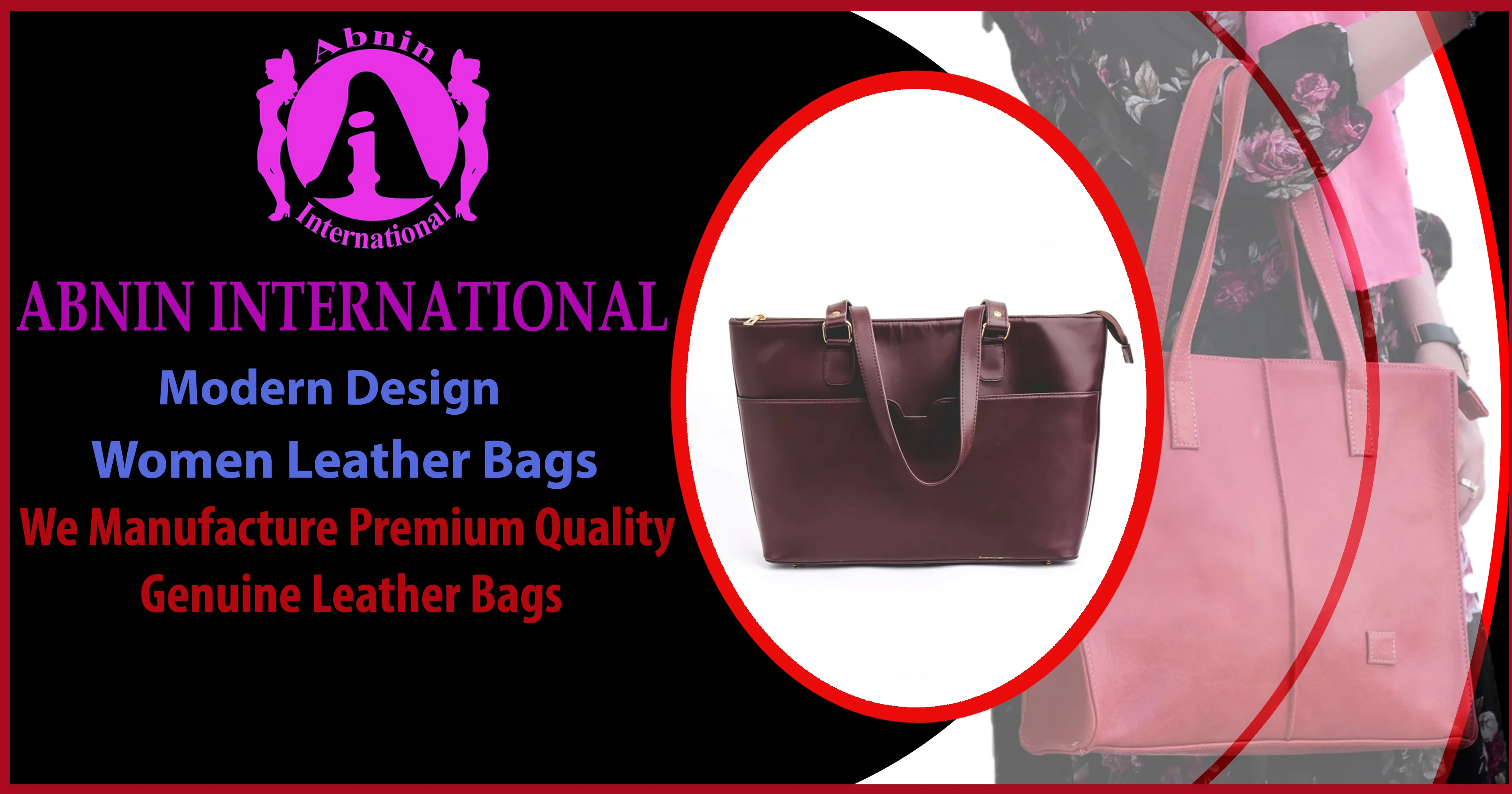 Natural Cowhide Customized Luxury Latest Design Bag Genuine Leather Bag ...
