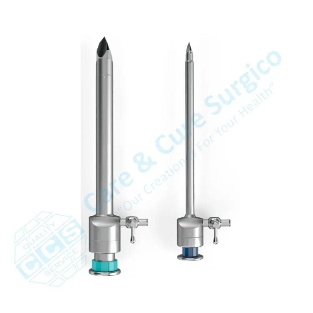 Reusable Laparoscopic Trocar Stainless Steel Laparoscopy Trocar Cross ...