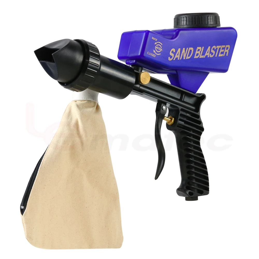 Lematec Air Sandblaster Nozzle Gun - Recycle Dustless Kits