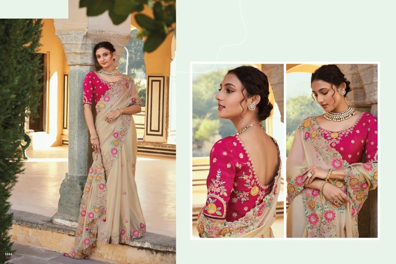 Heavy Butterfly Net With Sequence Work Heavytafeta Silk Double Sequence Thread Work Saree - Buy ...