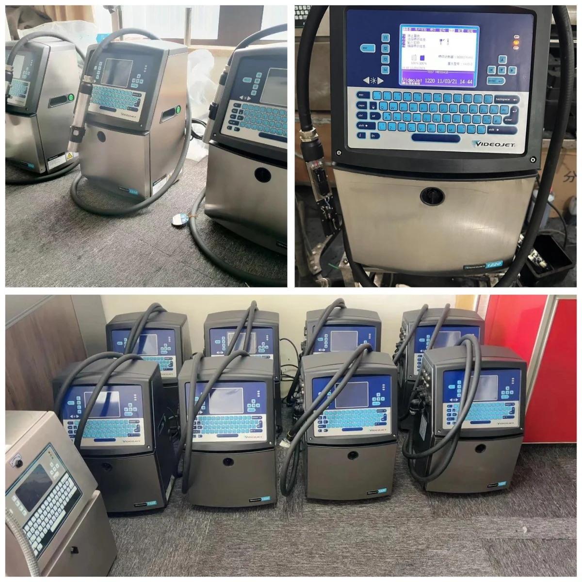 Videojet Original 1620 Industrial Cij Inkjet Printer For Production ...