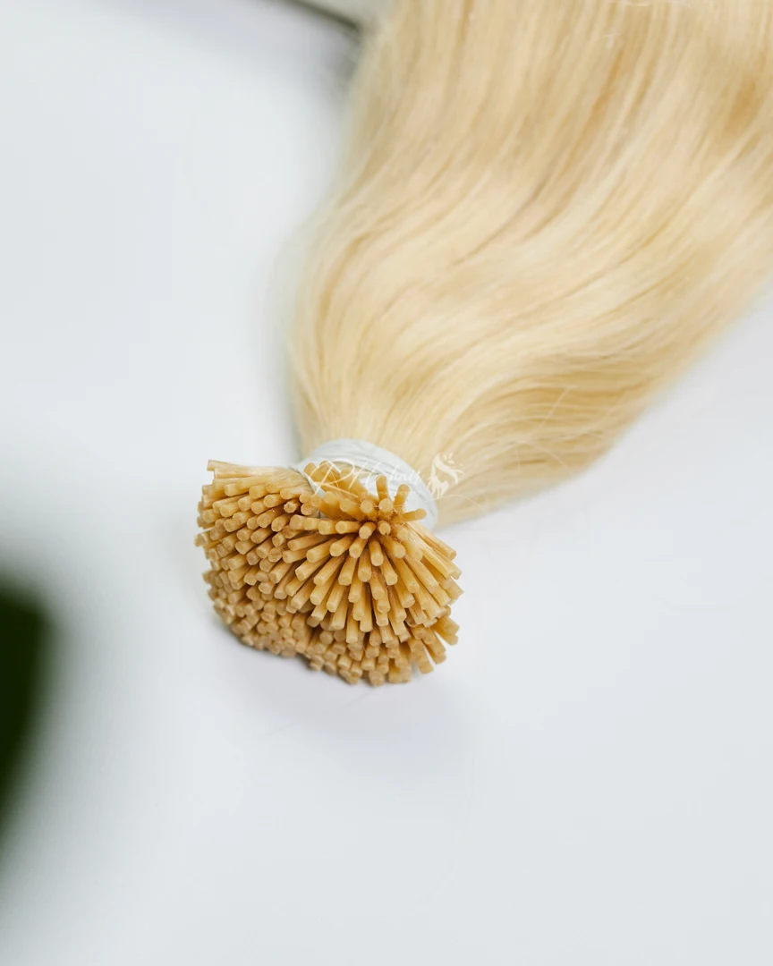 Cambodian Raw Vietnam Hair Double Drawn Burmese Curly I Tip Human Hair ...