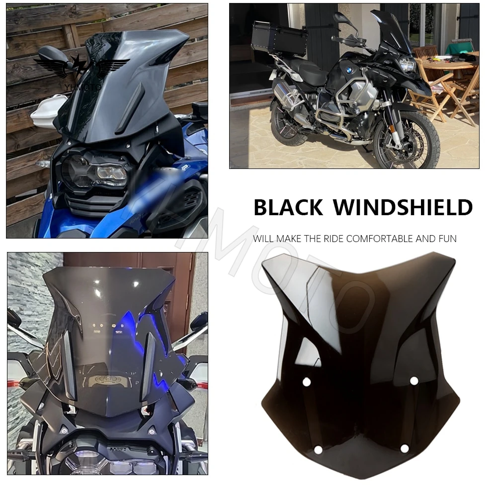 BMW R1200GS LC ADV R1250GS Motorcycle Windshield - Heavy Duty