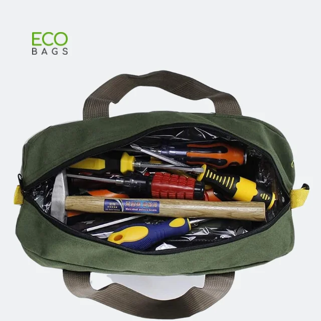 Gardener's Cross Body Tool Bag Canvas Gardening Mechanical Tools Belt ...