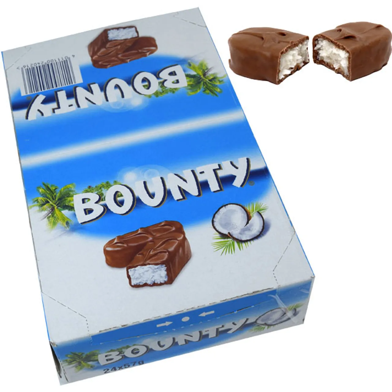 Tasty Bounty Chocolate Mini Chocolate Candy Bars 57g X 24 - Buy Hot ...