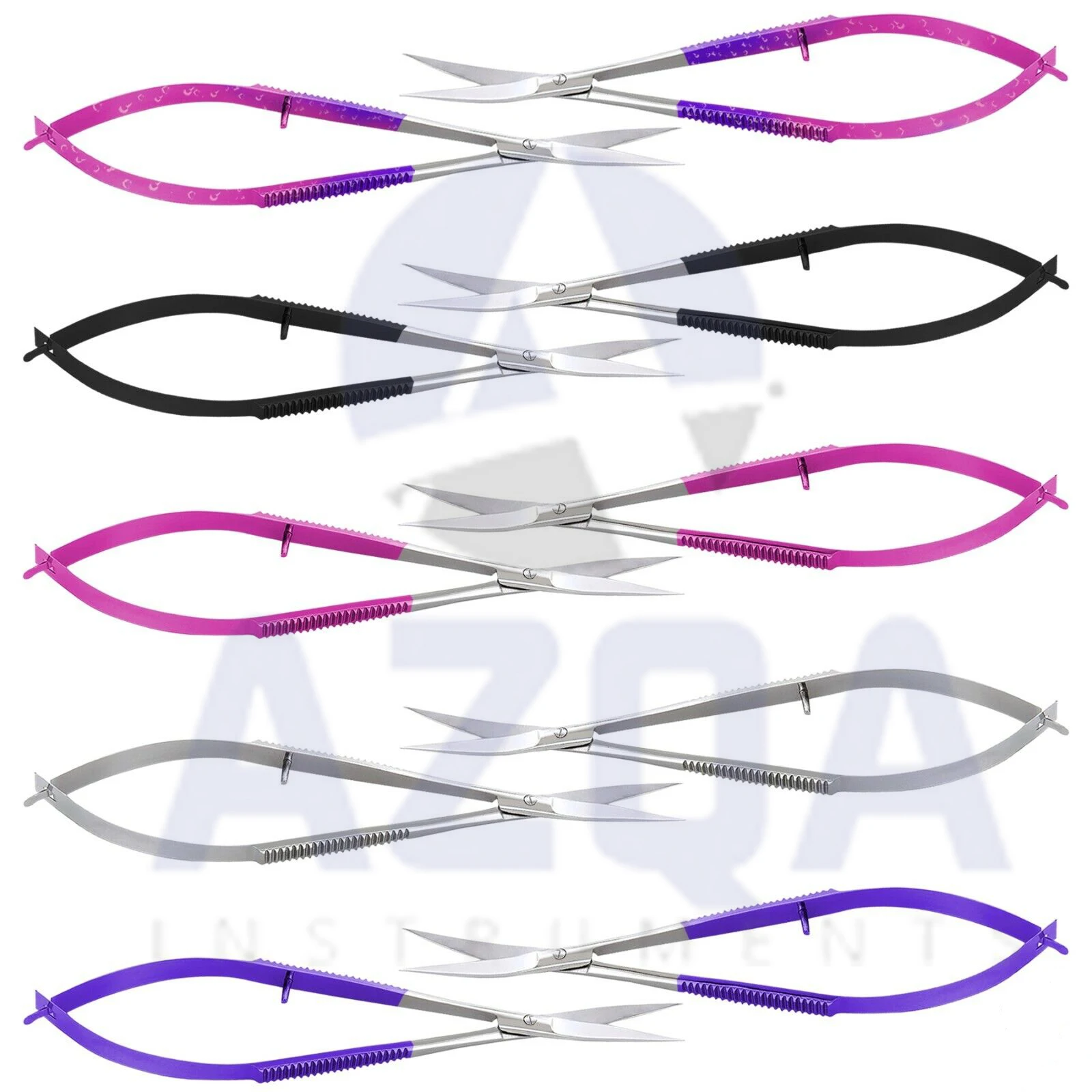 Manicure Scissors Spring Action Russian Manicure Scissors Extra Sharp ...