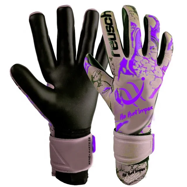 Custom New Adult Goalkeeper Gloves Finger Protection Thicken Soccer ...